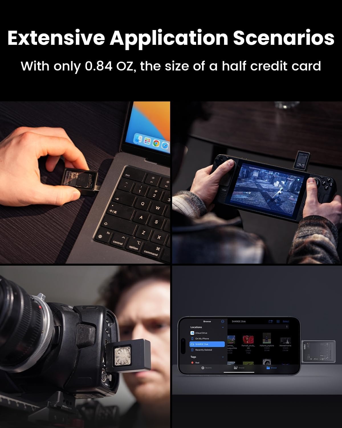 Shargeek/Sharge Disk M.2 NVMe 2230 SSD 11000Rpm Cooling Fan 10Gbps ...