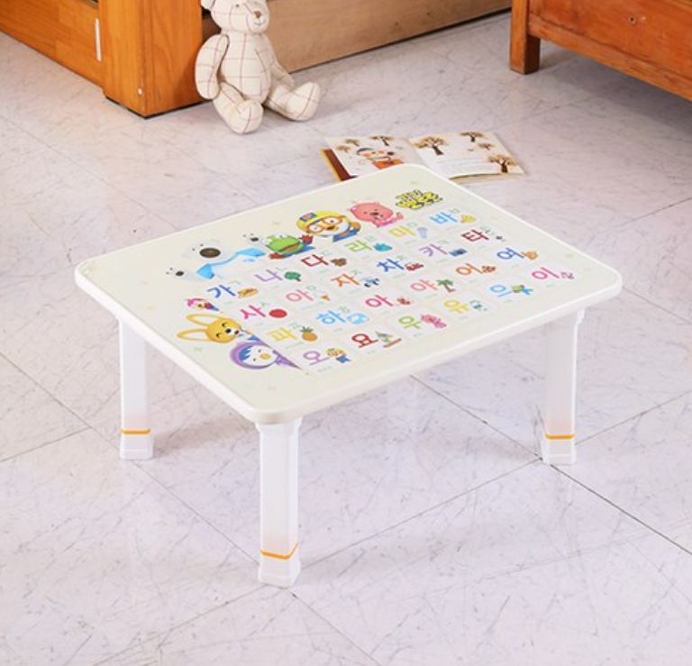 Pororo High Glossy Height Adjustable Korean Study Table | Shopee Singapore