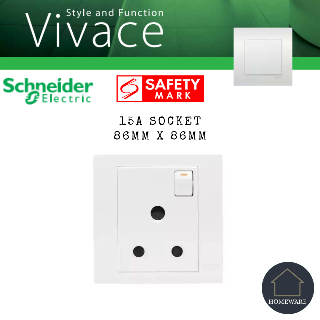 [SG Seller] Schneider Vivace Socket and Switch White | Homeware ...