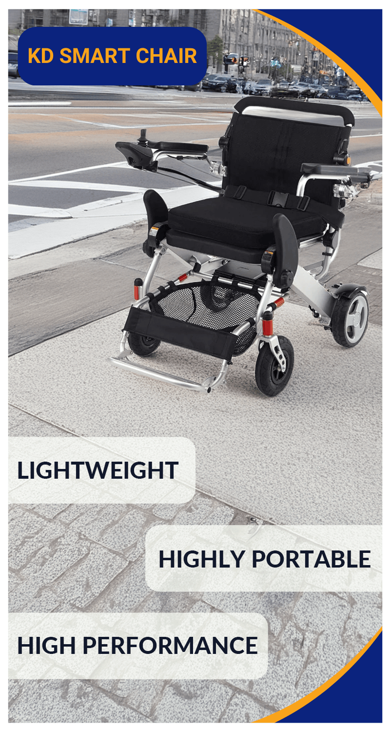 KD SmartChair - Lightweight Foldable Motorised Electric Wheelchair ...
