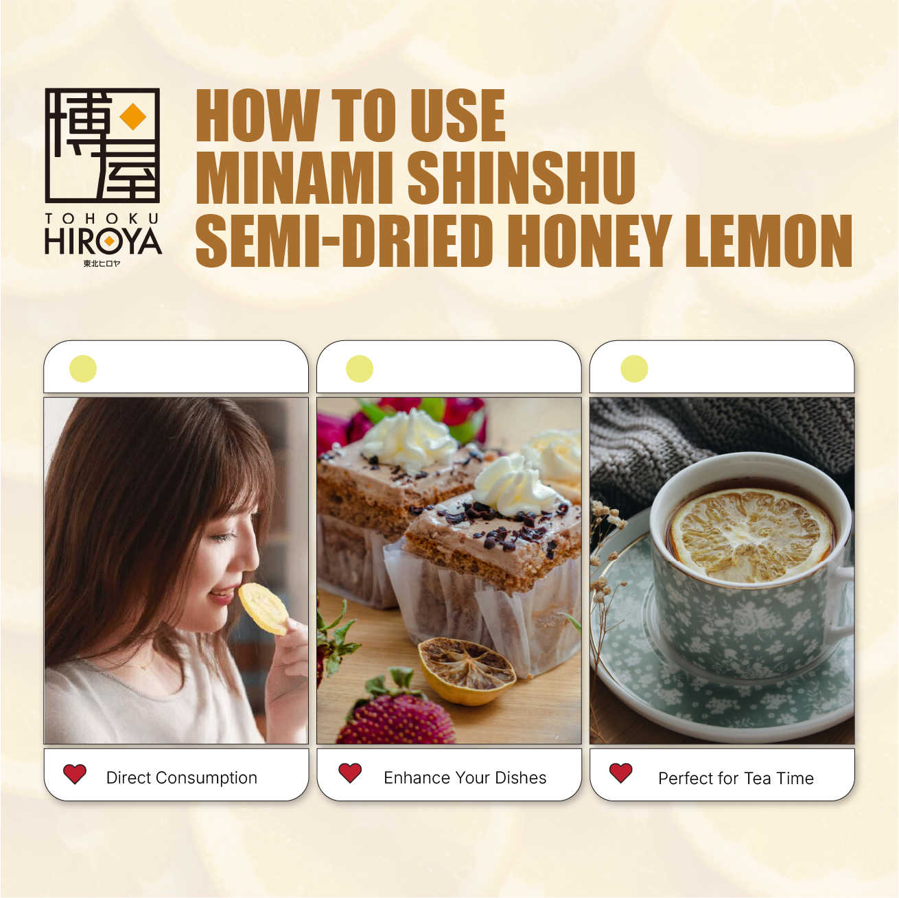 Hiroya Japanese Dried Lemon Slice - Natural Healthy Delicious Vitamin ...