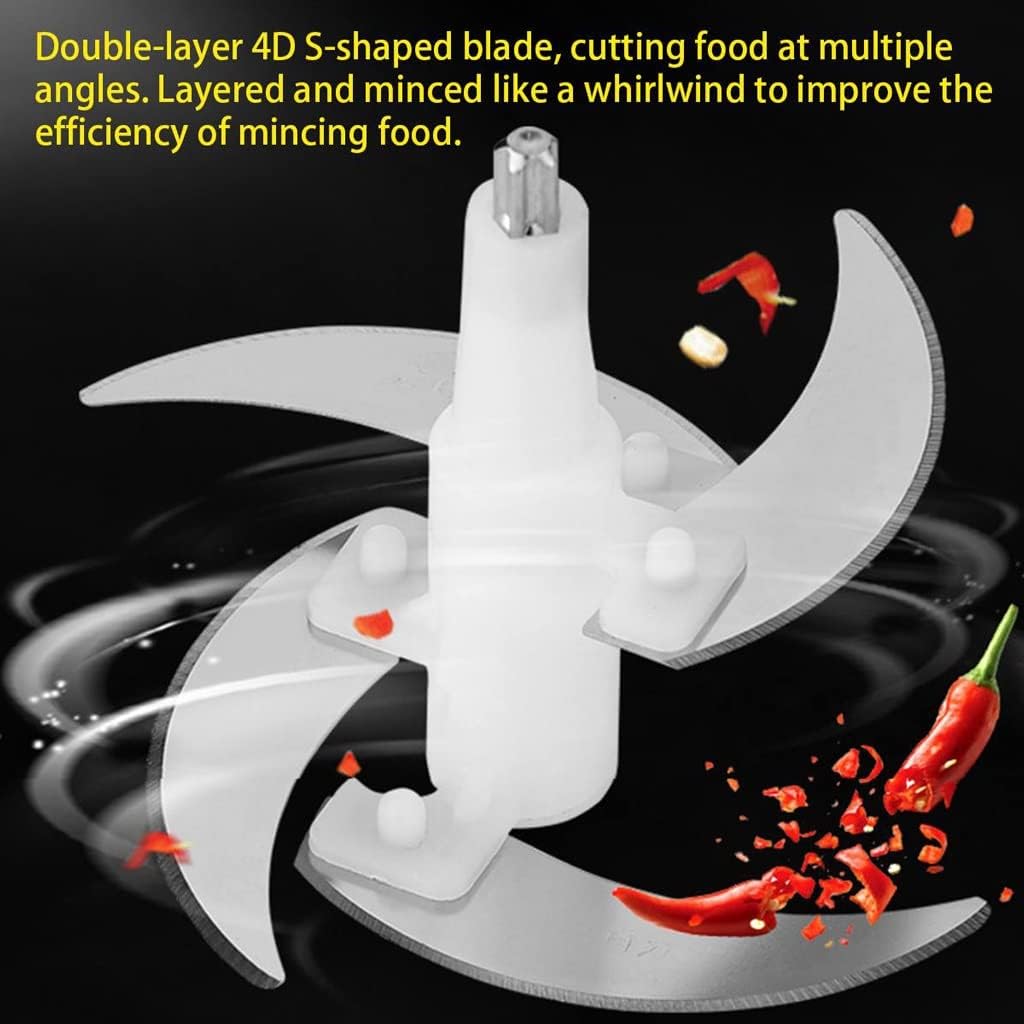 3-Speed Electric Chopper 3L/5L, Stainless Steel Meat Grinder, Versatile ...