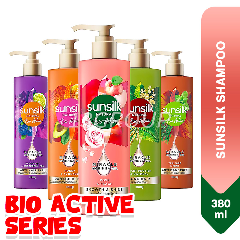 Sunsilk Natural Shampoo Bio Active Anti Dandruff Anti Hairfall Damage ...
