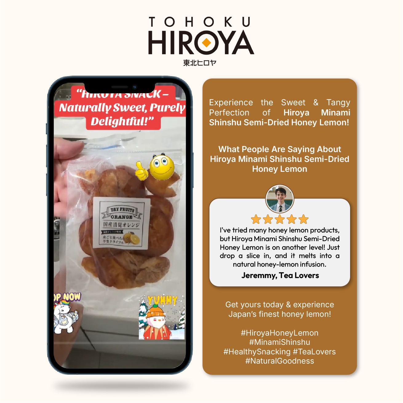 Hiroya Japanese Dried Lemon Slice - Natural Healthy Delicious Vitamin ...