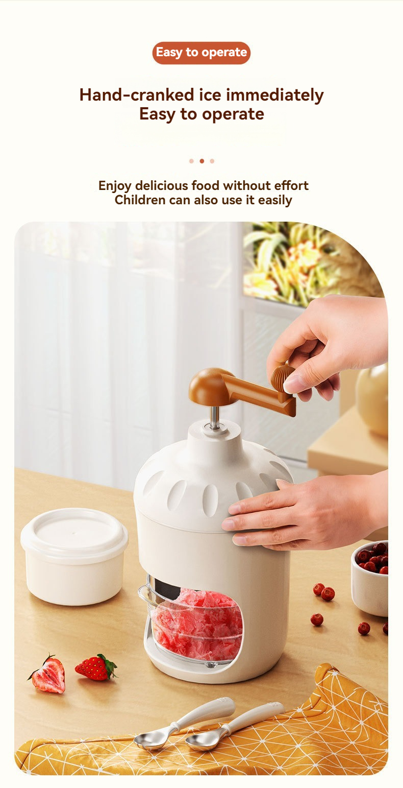Household small hand operated Shaved ice/stall with no electricity ...