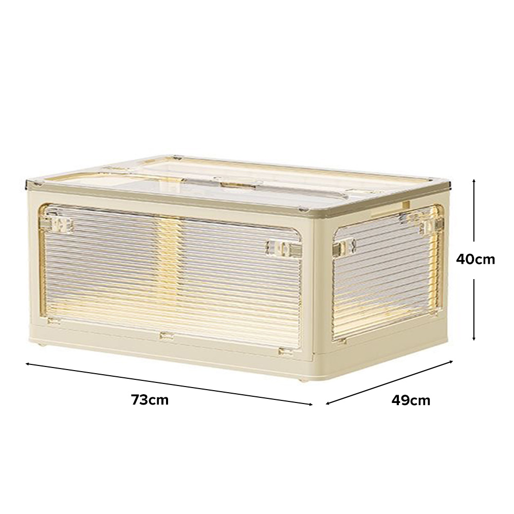 (JIJI.SG) LUCIO Foldable Storage Box/ Cabinet / Stackable / Foldable ...