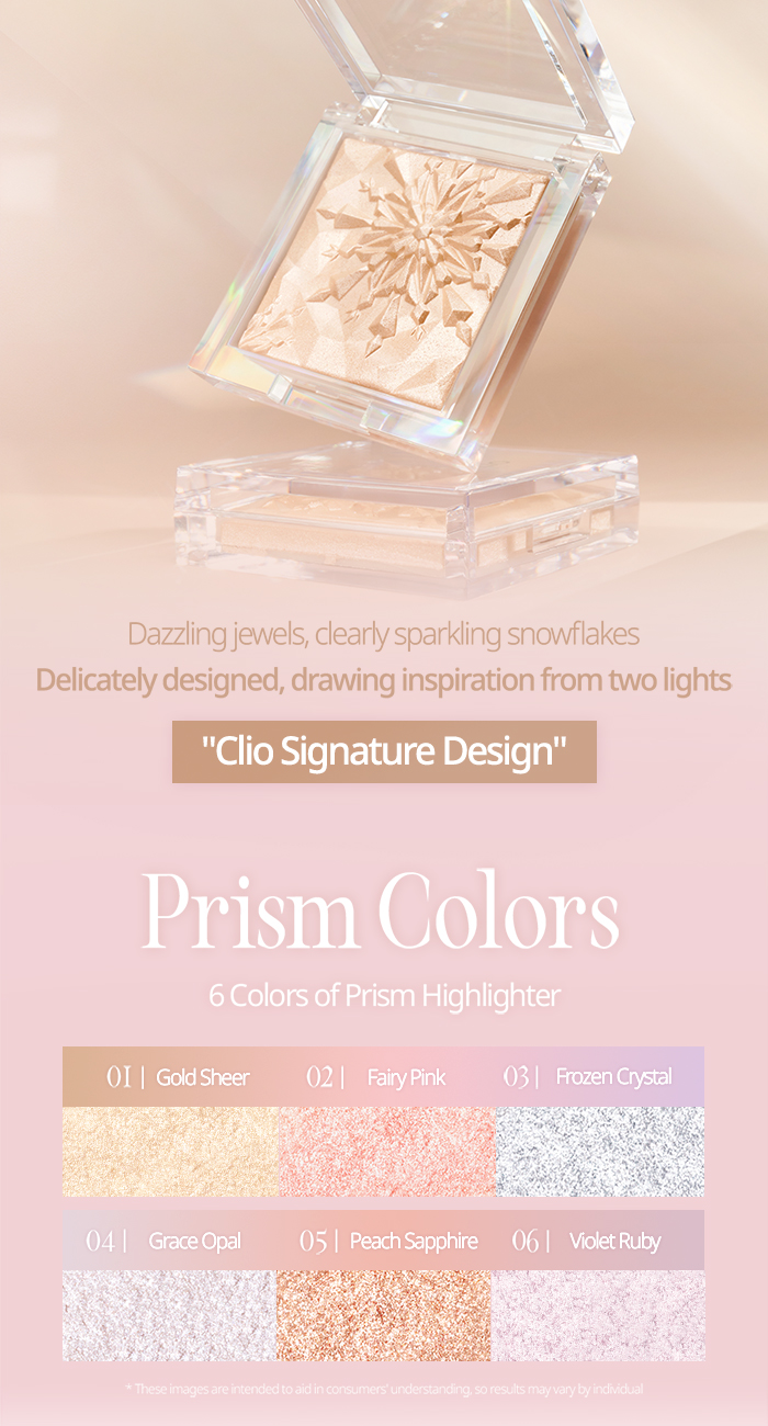 [CLIO] NEW | Prism Highlighter 7g (6colors) (Shimmer/3D effect/light ...