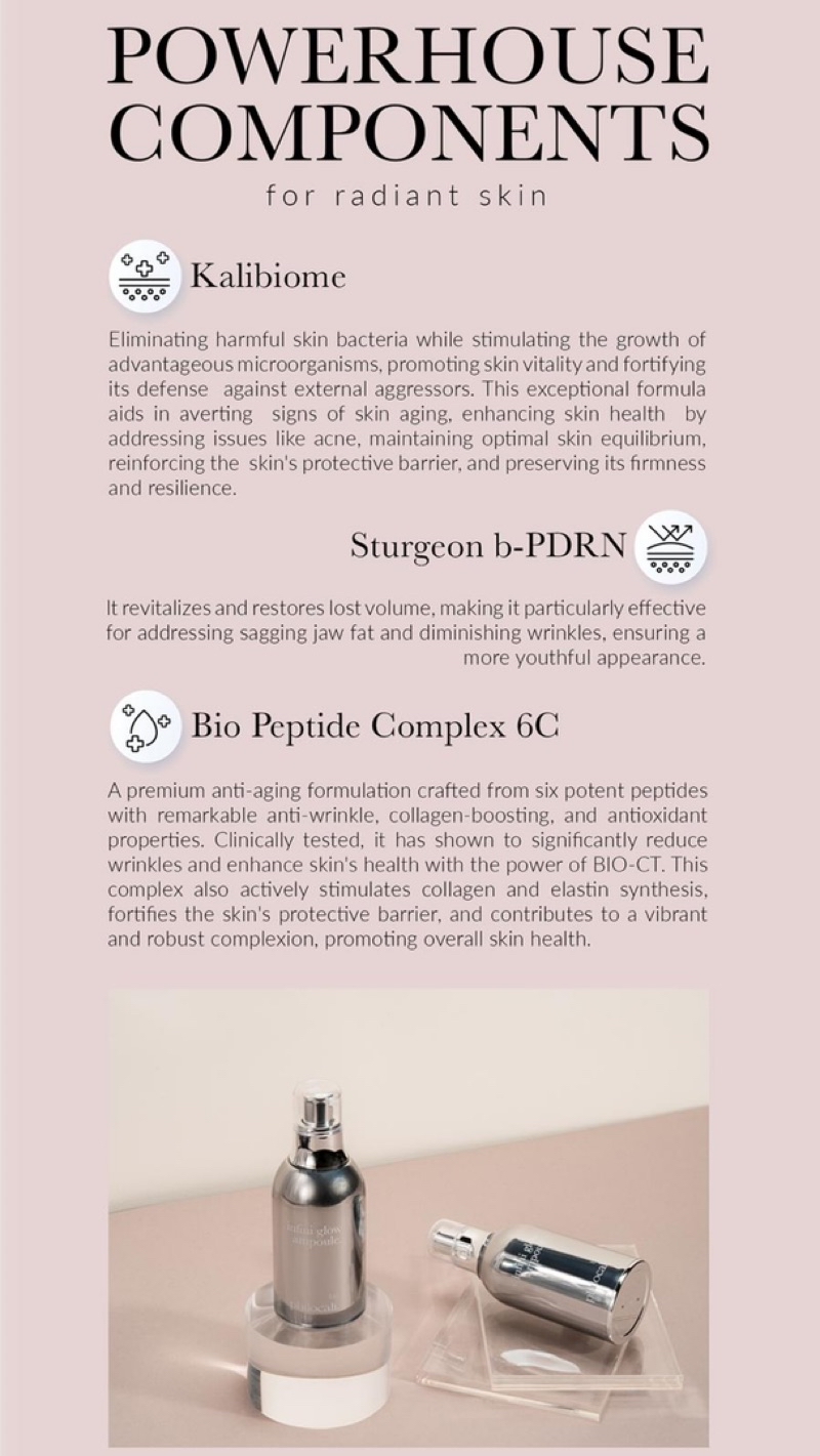 Philocali infini glow ampoule & liquid masque | Shopee Singapore