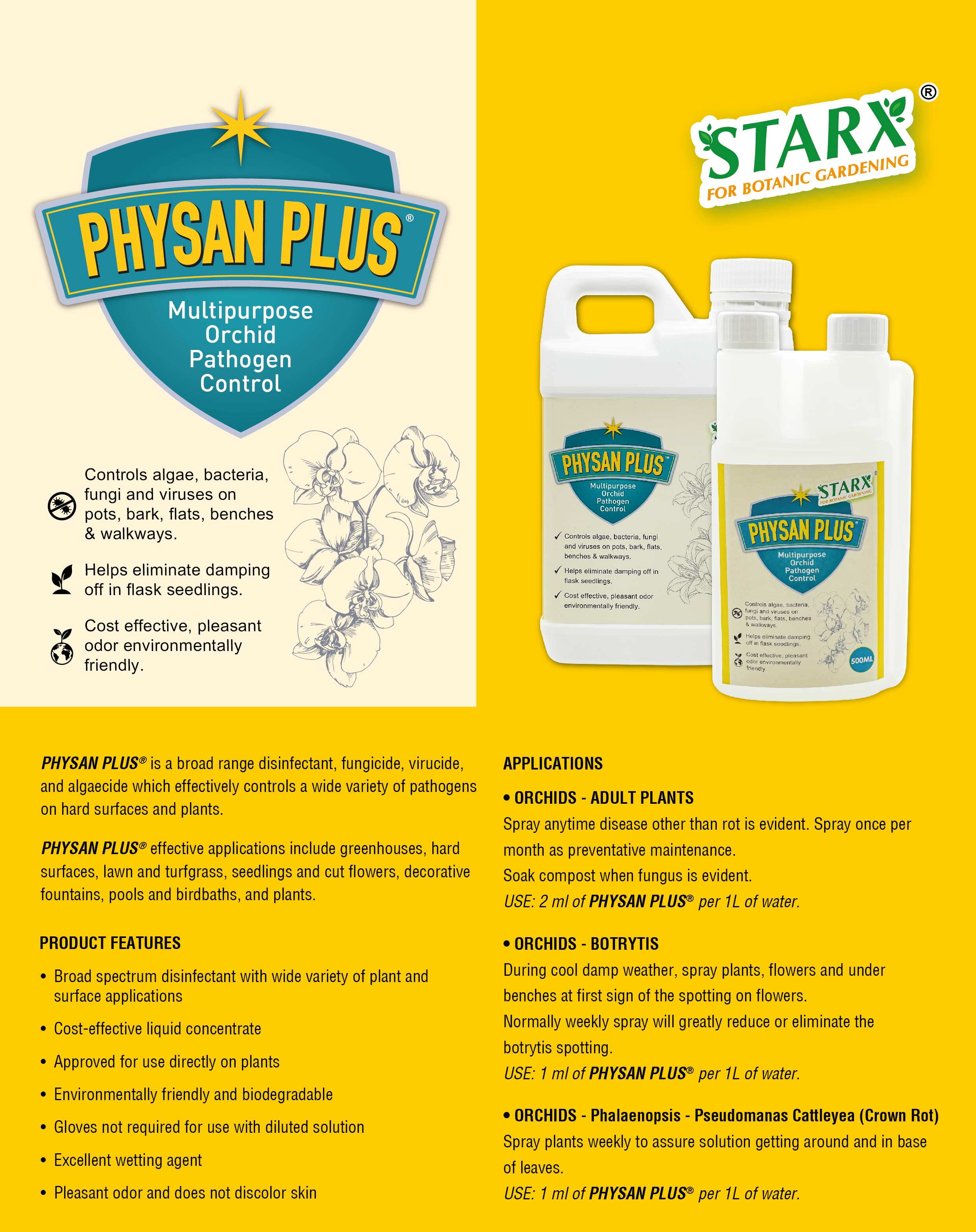 STARX 🇸🇬 | Physan Plus (500ml) Liquid Concentrate - Fungicide Controls ...