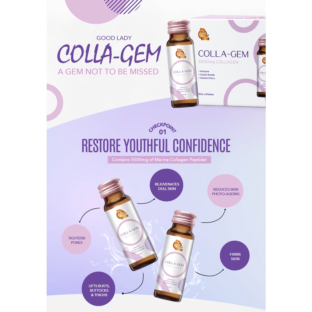 [VALUE BUNDLE] 2x Golden Bird's Nest Collagen Strips(12 bots) + 2x Good ...