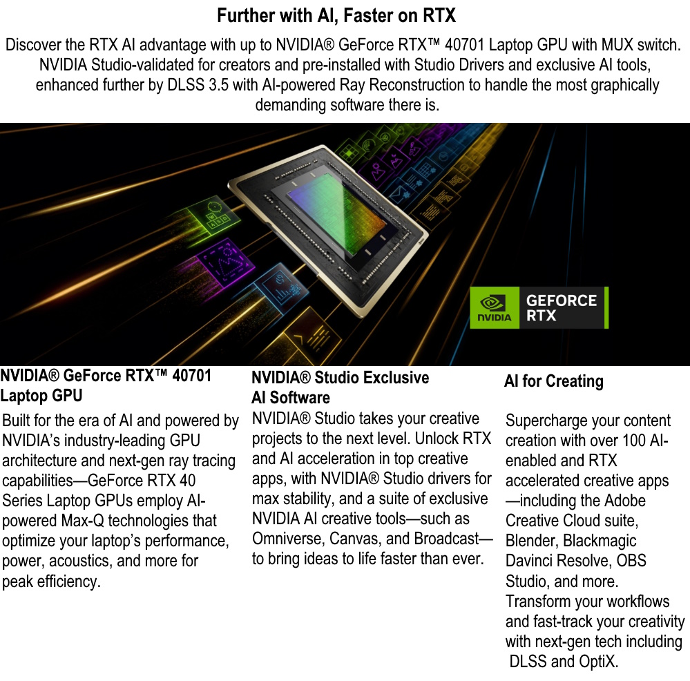 [NEW AI PC] [NVIDIA RTX 4050 & Intel Core Ultra 7] Acer Swift X | SFX14 ...
