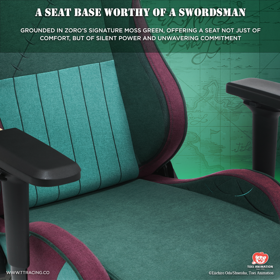 TTRacing Surge X Zoro Edition Air Threads Fabric Gaming Chair | One ...