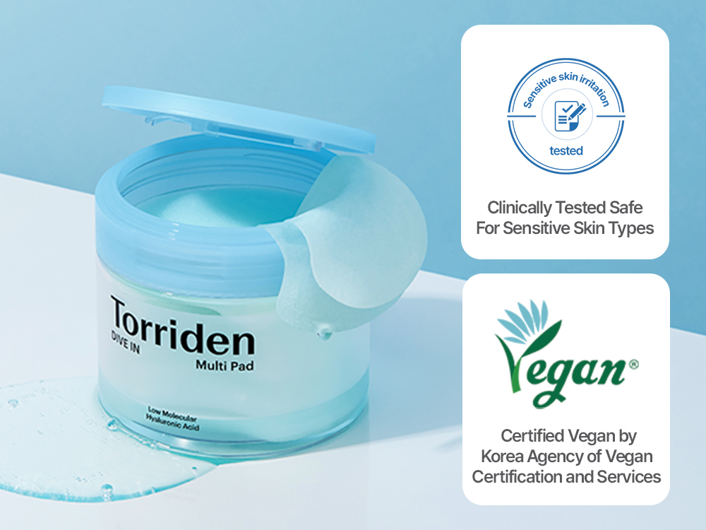 [Torriden Official] DIVE IN Low Molecular Hyaluronic Acid Multi Pad for ...