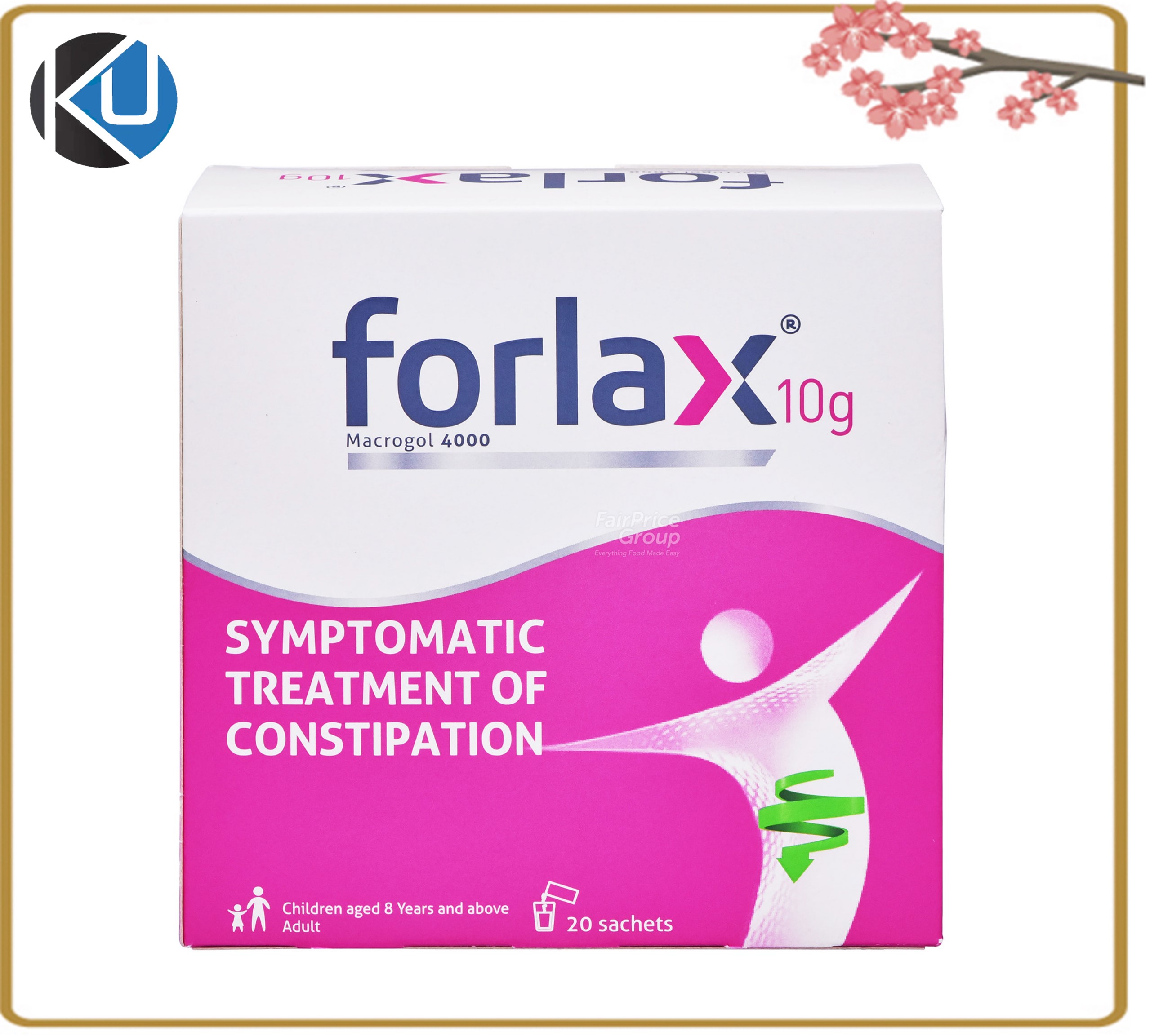 [IPSEN 🇫🇷 - EXP: 2026/27] Forlax Sachet 10g Box of 20 Treatment of ...