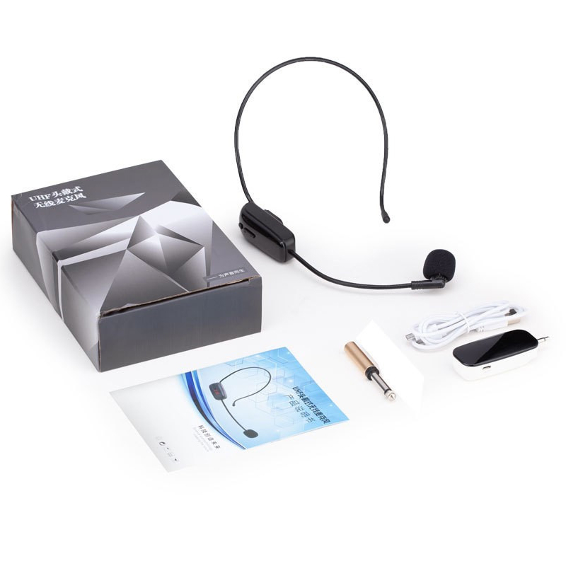 [SG Stock] 2 in 1 UHF Handheld Wireless Mic Head-Wear Mic Volume ...