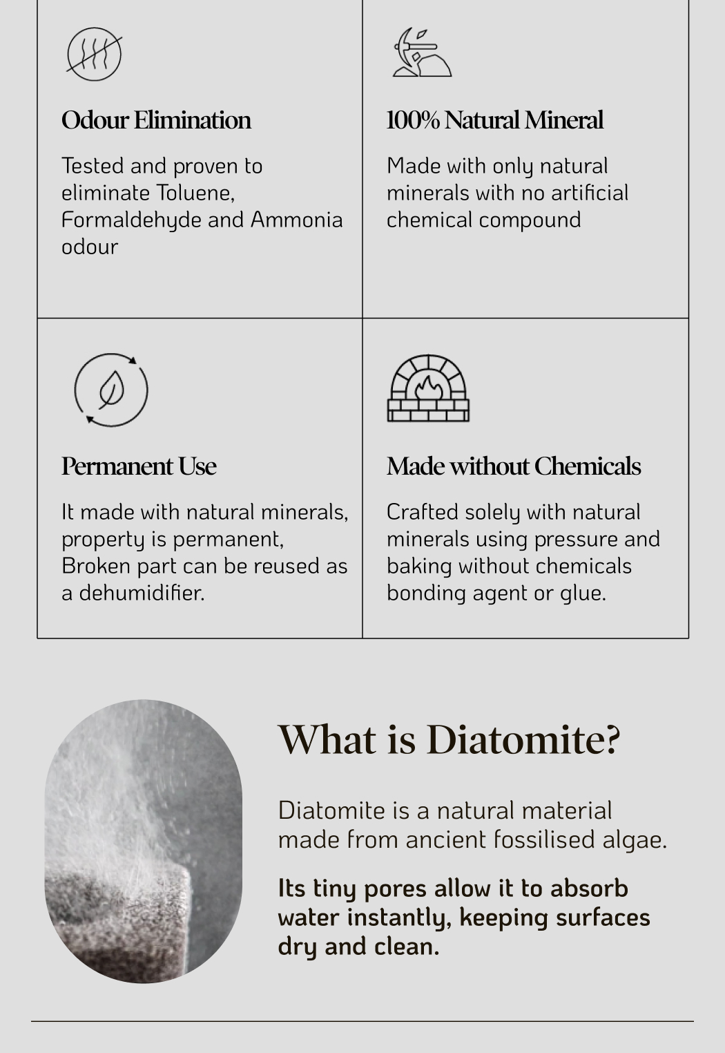 Bulbul's Diatomite Homeware | Moisture absorption & deodorising ...