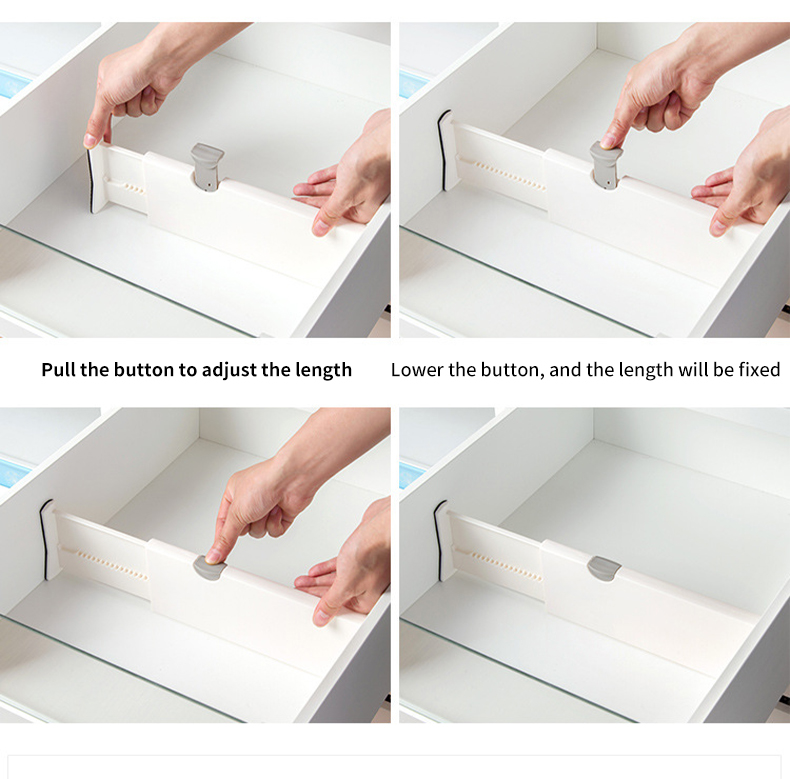 Adjustable Drawer Partition | Clothes & Stationery Organizer ...