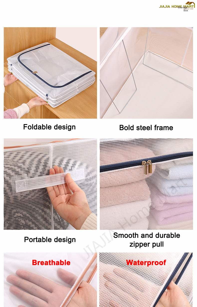 [Buy1 get 2] SG Transparent Dust-proof Thickened Foldable Storage Box ...