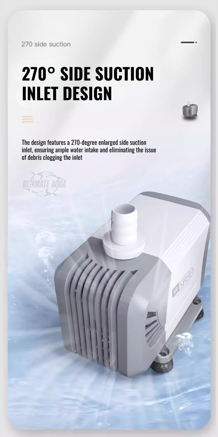 YEE Side Suction Pump, Enhanced Five-Sided Water Inlet, Ultra-Quiet ...