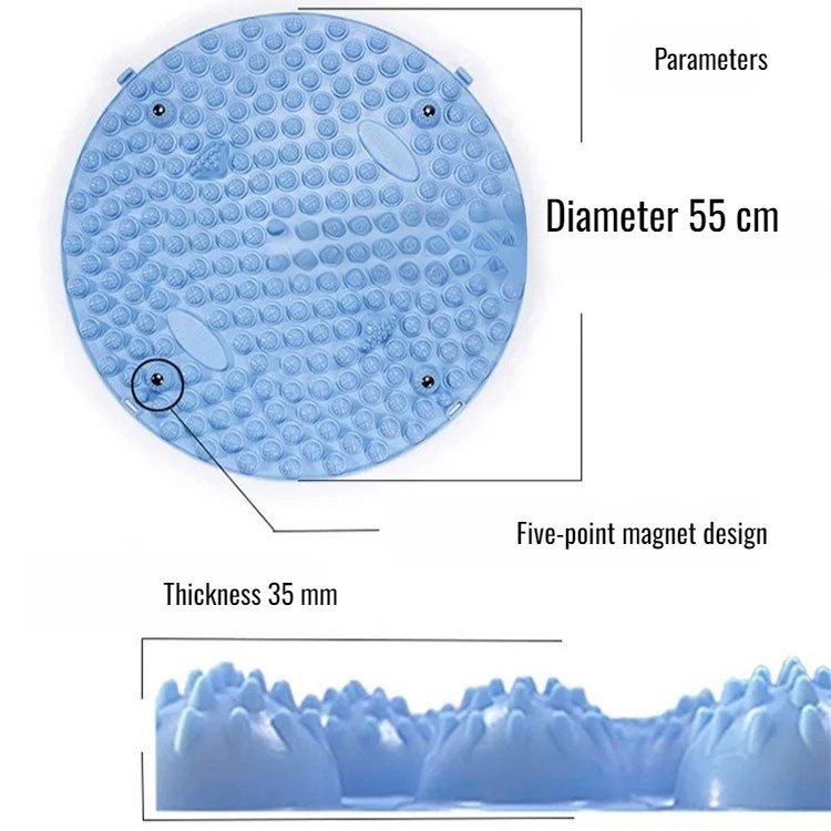 SG in Stock Stimulating Foot Massage Mat Health Foot Reflexology Pad ...