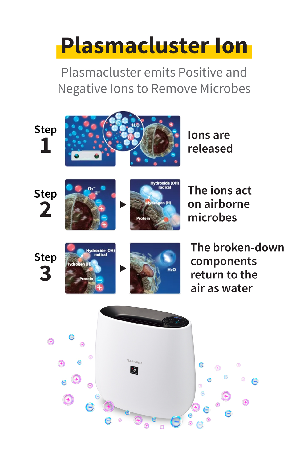 SHARP Plasmacluster 23m² Air Purifier FP-J30E-Series | Shopee Singapore