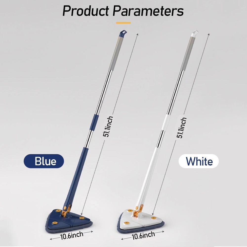 【HM】SG Triangular Mop 360° Rotatable Adjustable Self-extrusion Type ...