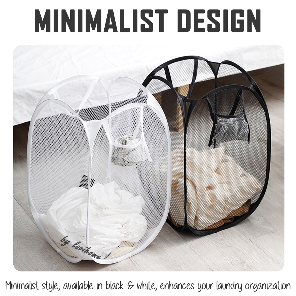 SG Laundry Basket - Large Size, Lightweight, Portable, Foldable ...