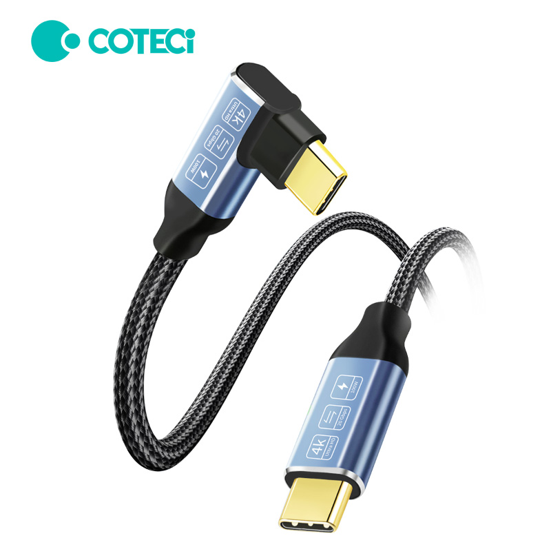 COTECi 240W & 100W USB 3.2 Gen2 Type-C to Type-C Cable 1M -1 year ...