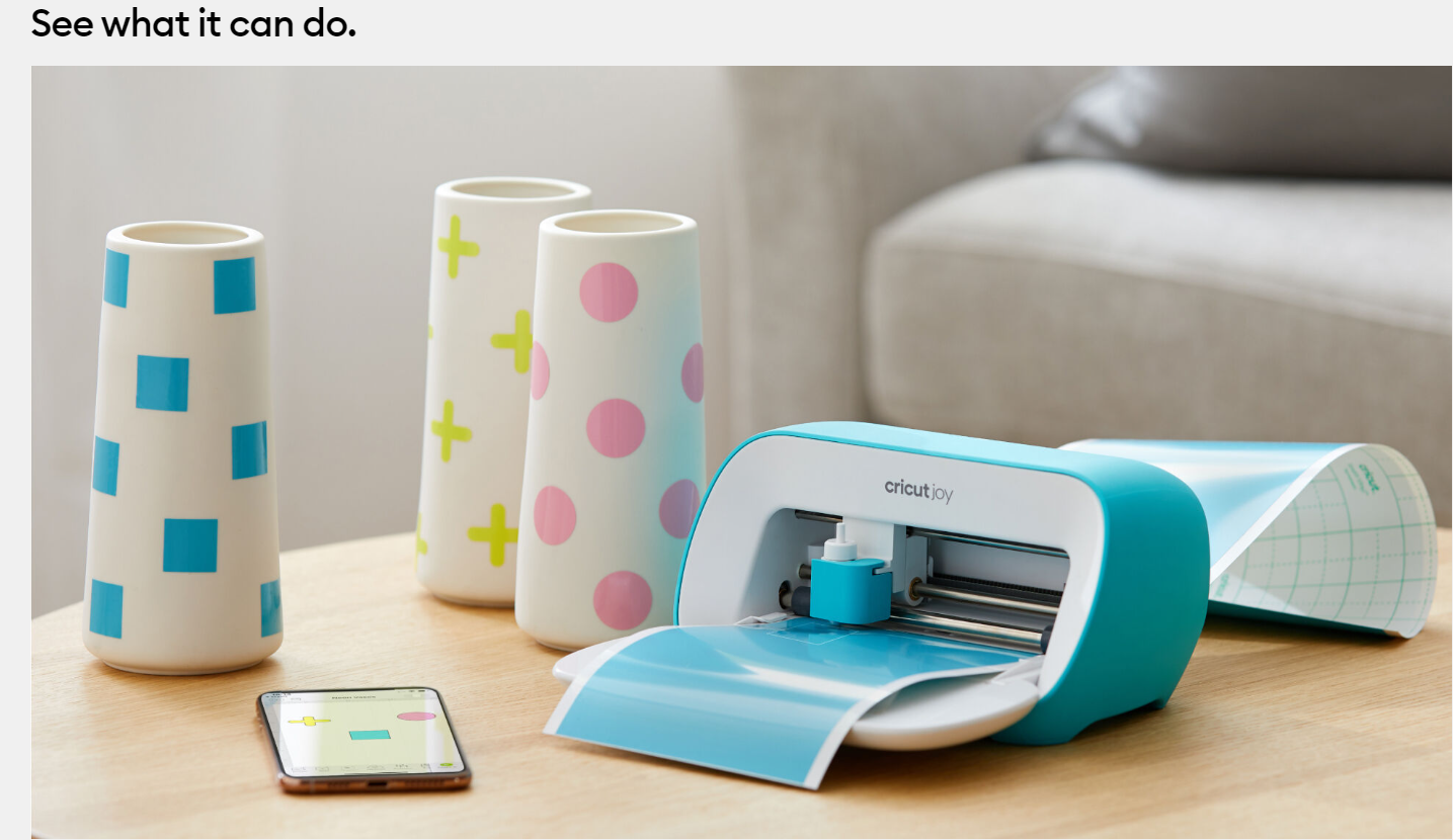 CRICUT JOY MACHINE / DESIGN CUTTING MACHINE / SMART CUTTER MACHINE (1 ...