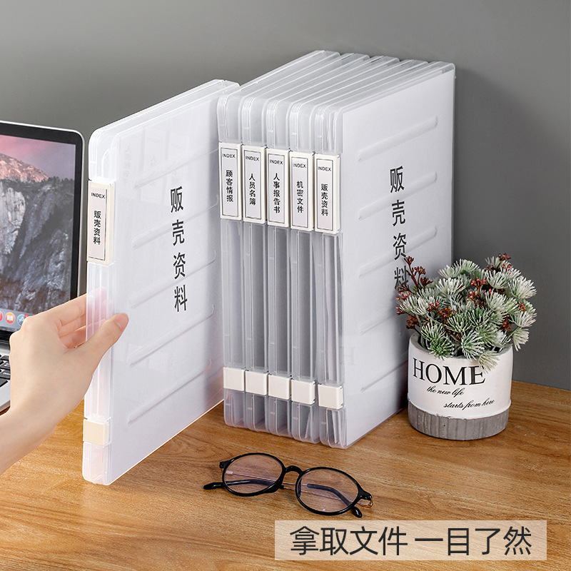 🔥LY A4 File Storage Box 🔥 with 2 Locks 🔥 Transparent | Shopee Singapore