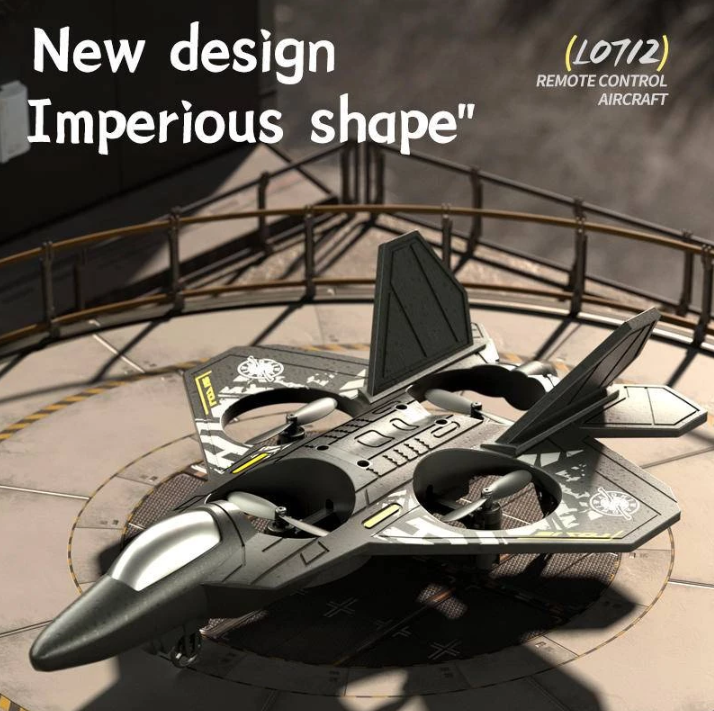 L0712 Jet Fighter 6 Axis Gyroscope 2.4G Remote Control Aircraft Foam ...