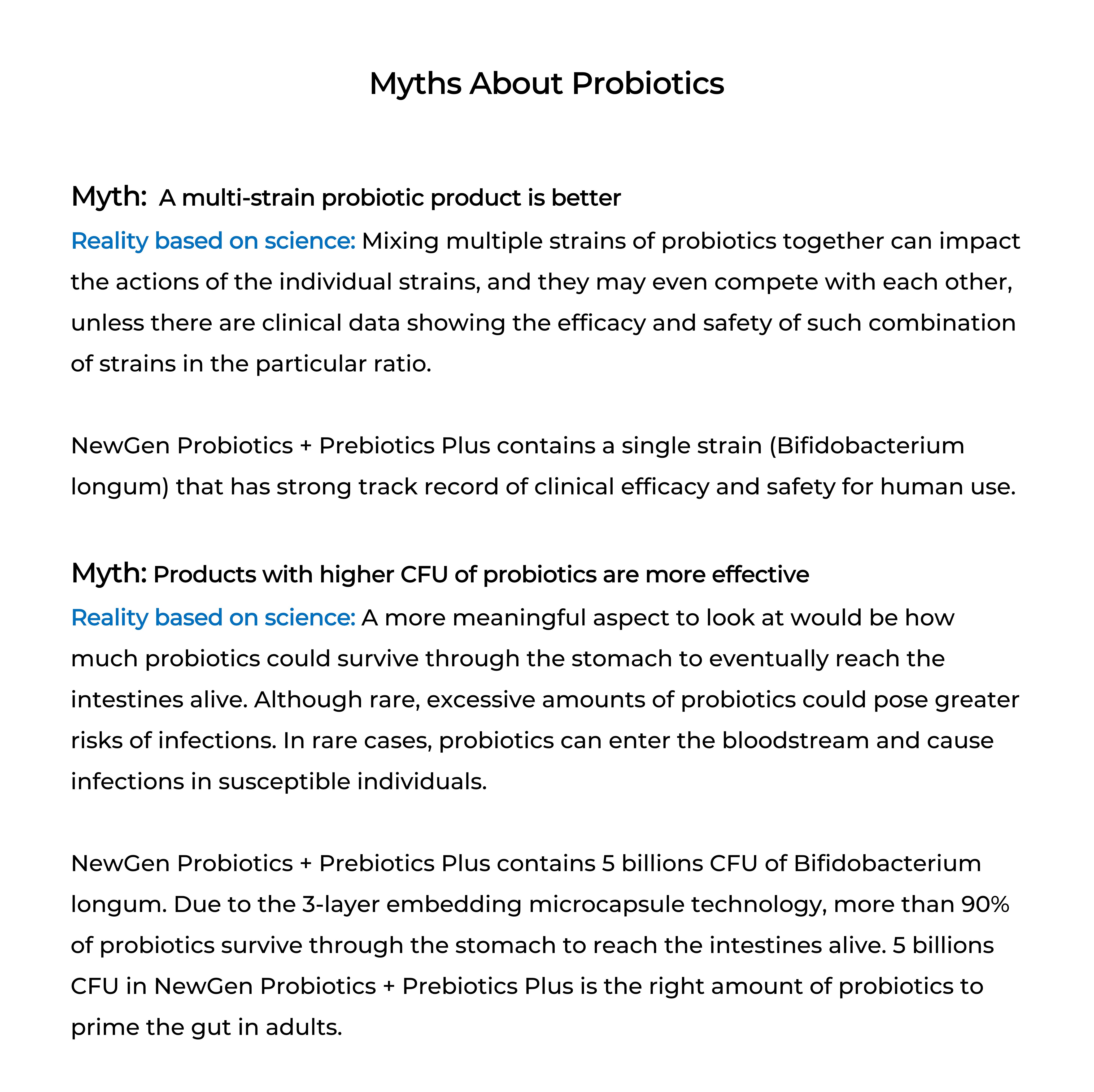 NewGen Probiotics + Prebiotics Plus Japan Microcapsulated 5 Billion CFU ...