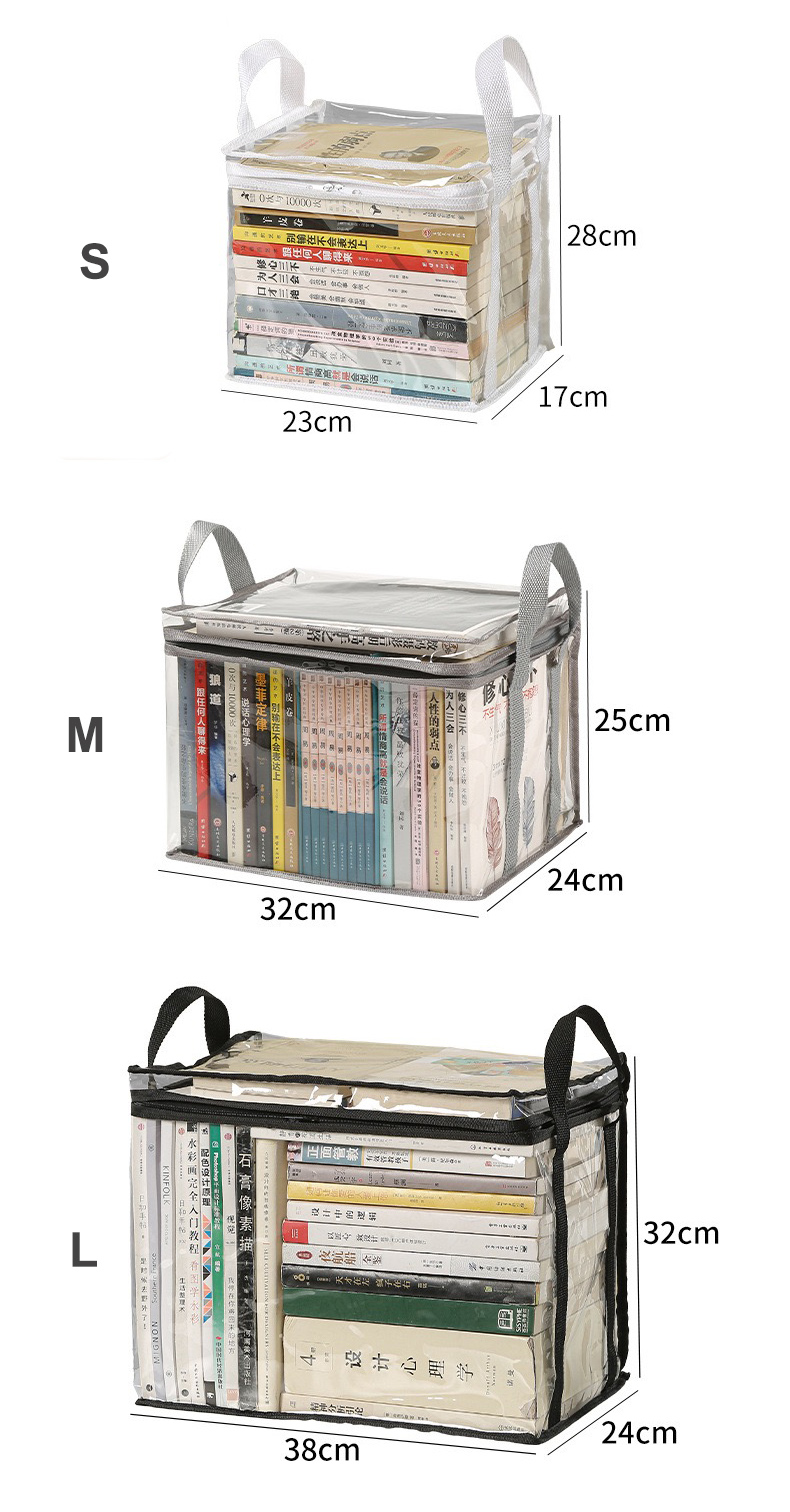 Transparent Storage Bag Book Storage Bag Durable Multifunctional ...