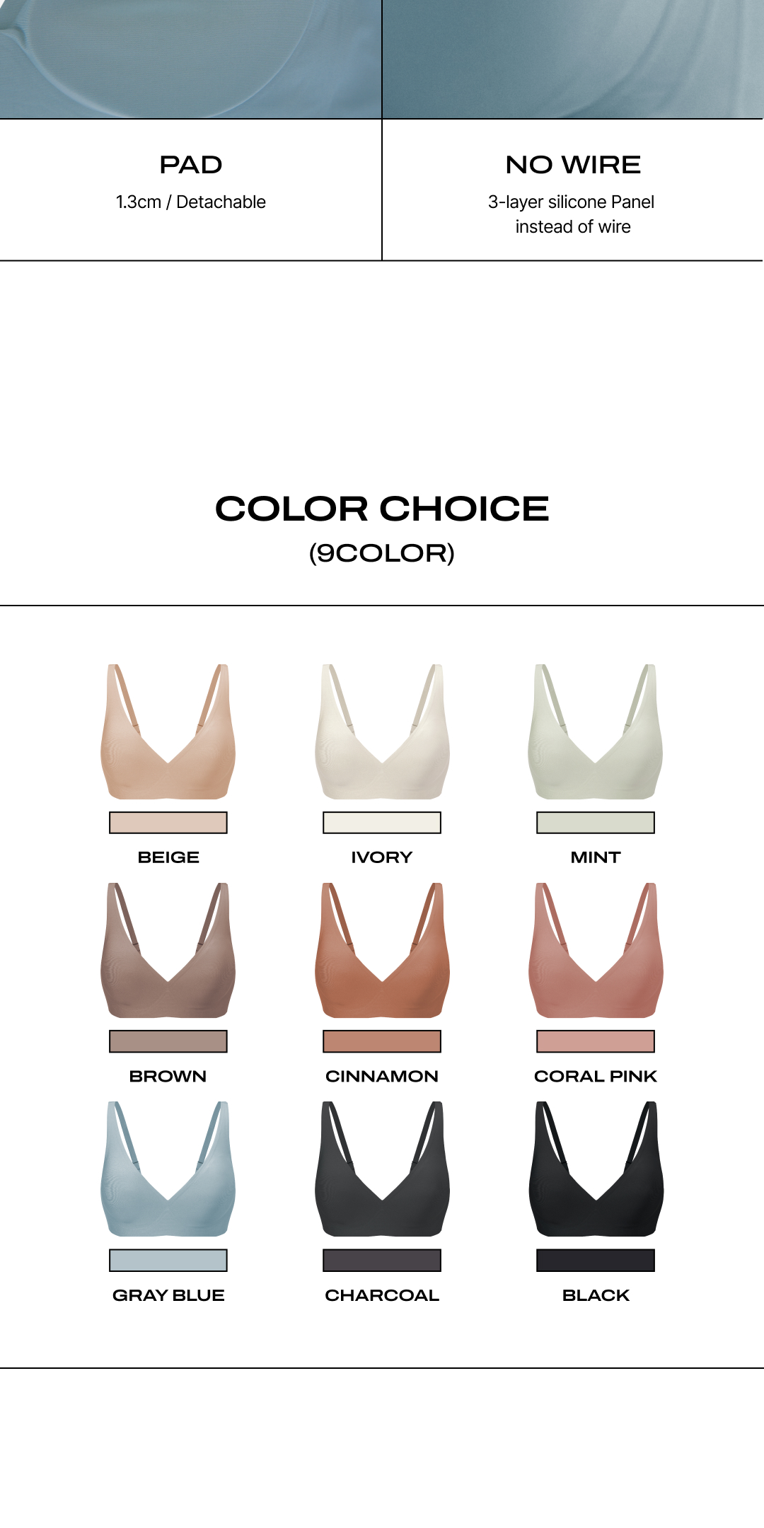 VERISH Cool-Fit Bra Signature | Shopee Singapore