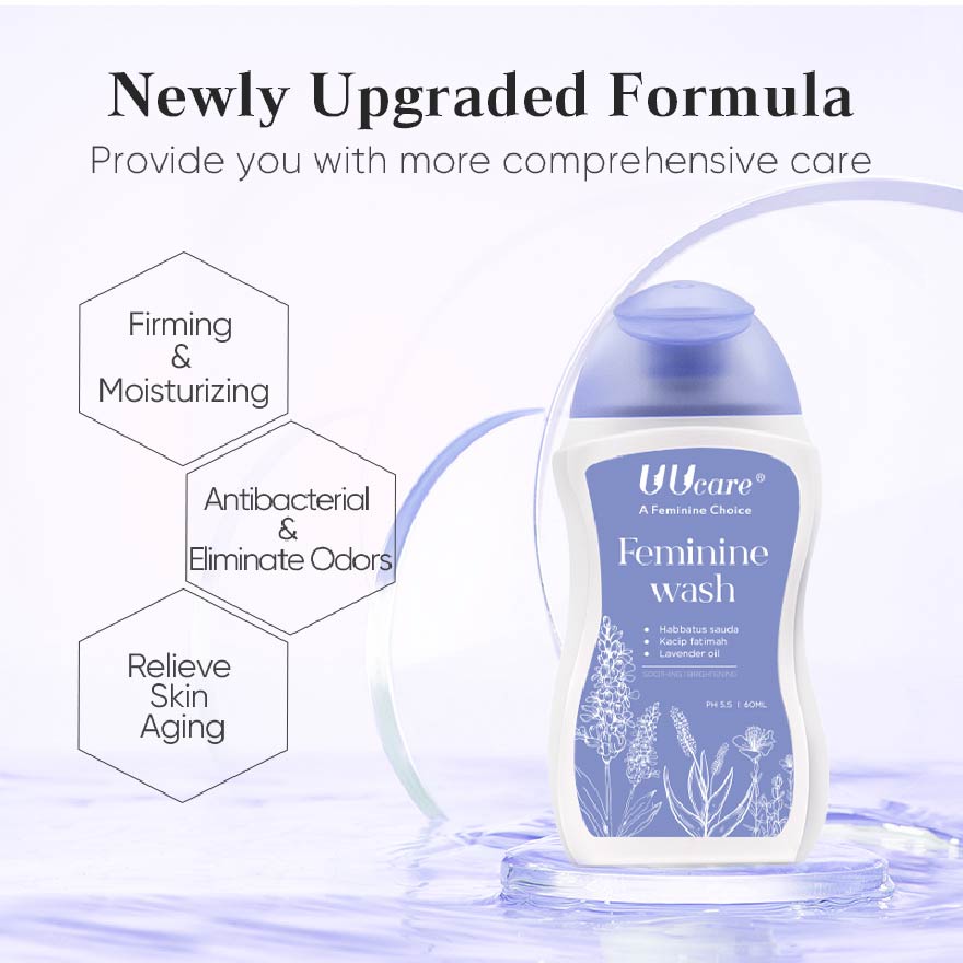 UUCARE Antibacterial Feminine Wash (Good For Sensitive Skin. Safe For ...