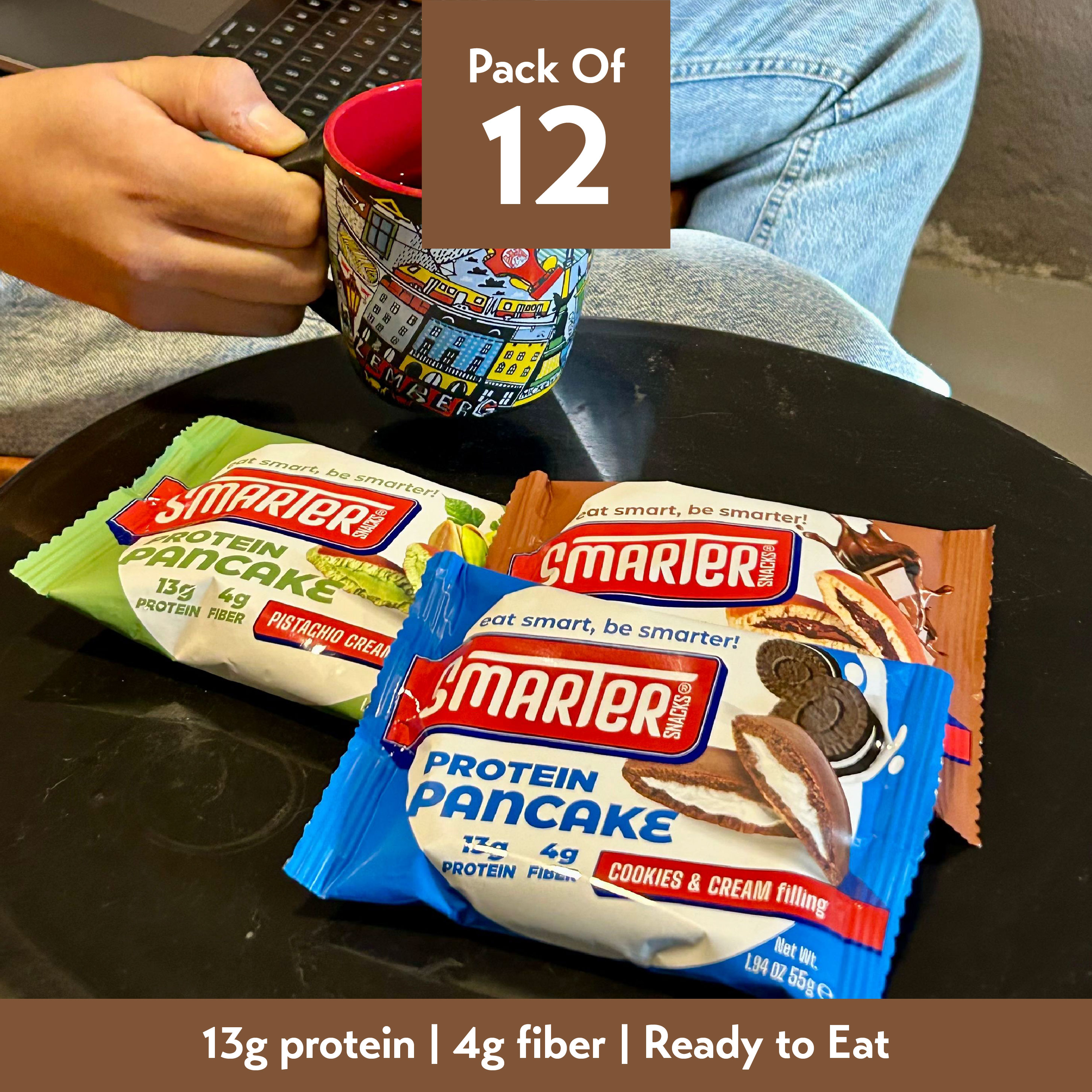 Smarter Snacks Protein Pancake (Box of 6/12) | Shopee Singapore