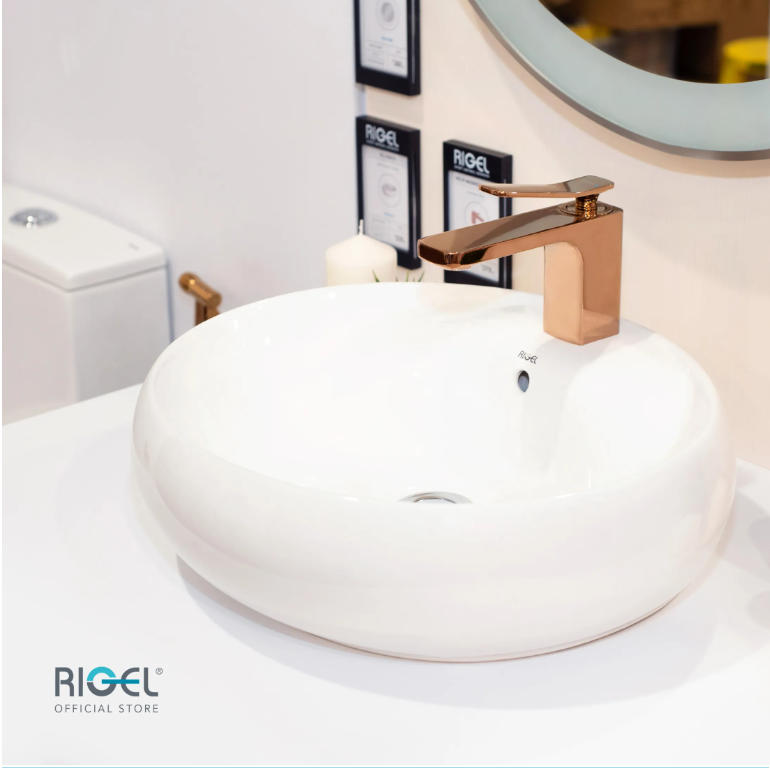 RIGEL Pebble Counter Top Basin LS5010 | Shopee Singapore