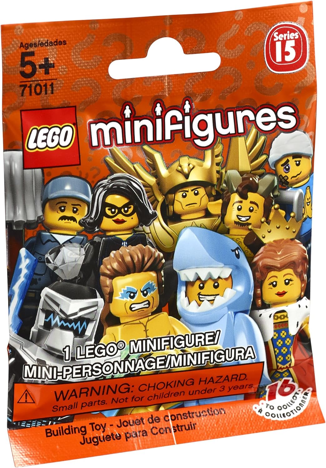 LEGO Minifigures 71011 LEGO Minifigures Series 15 (Shark Suit Guy ...