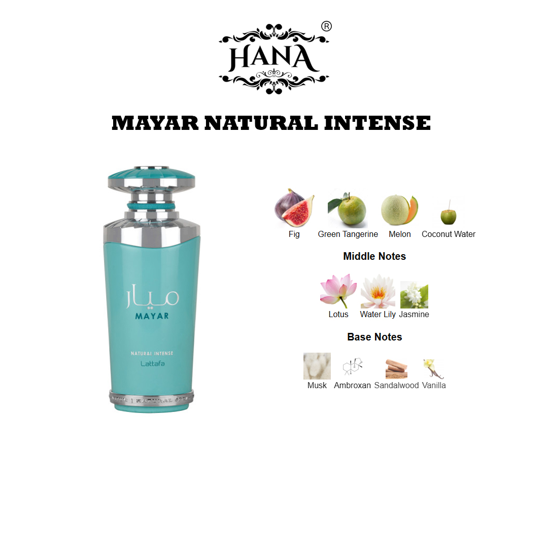 Mayar / Natural Intense / Cherry Intense 100ML EDP Perfume By Lattafa ...
