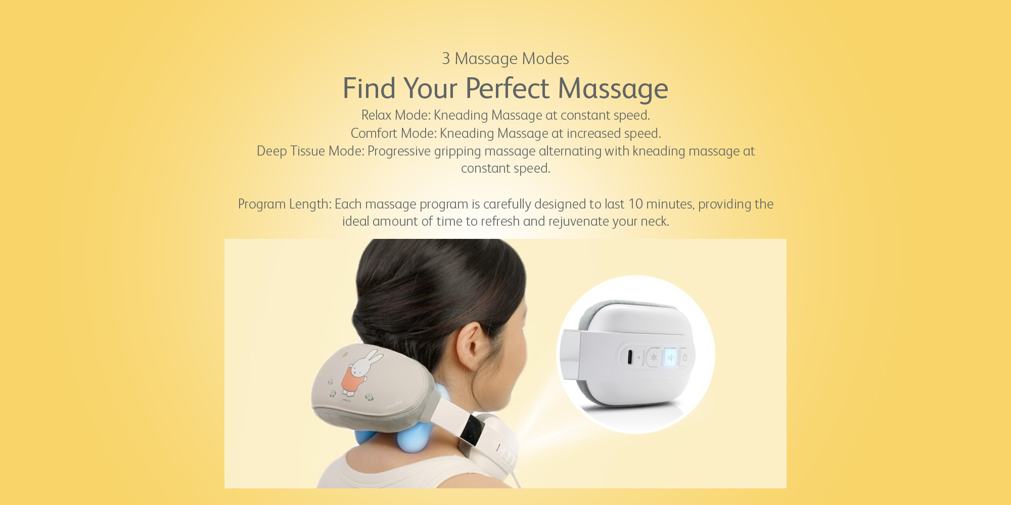 [PRE-ORDER] OSIM uNek Plus (miffy Feel Good Series) Neck Massager ...