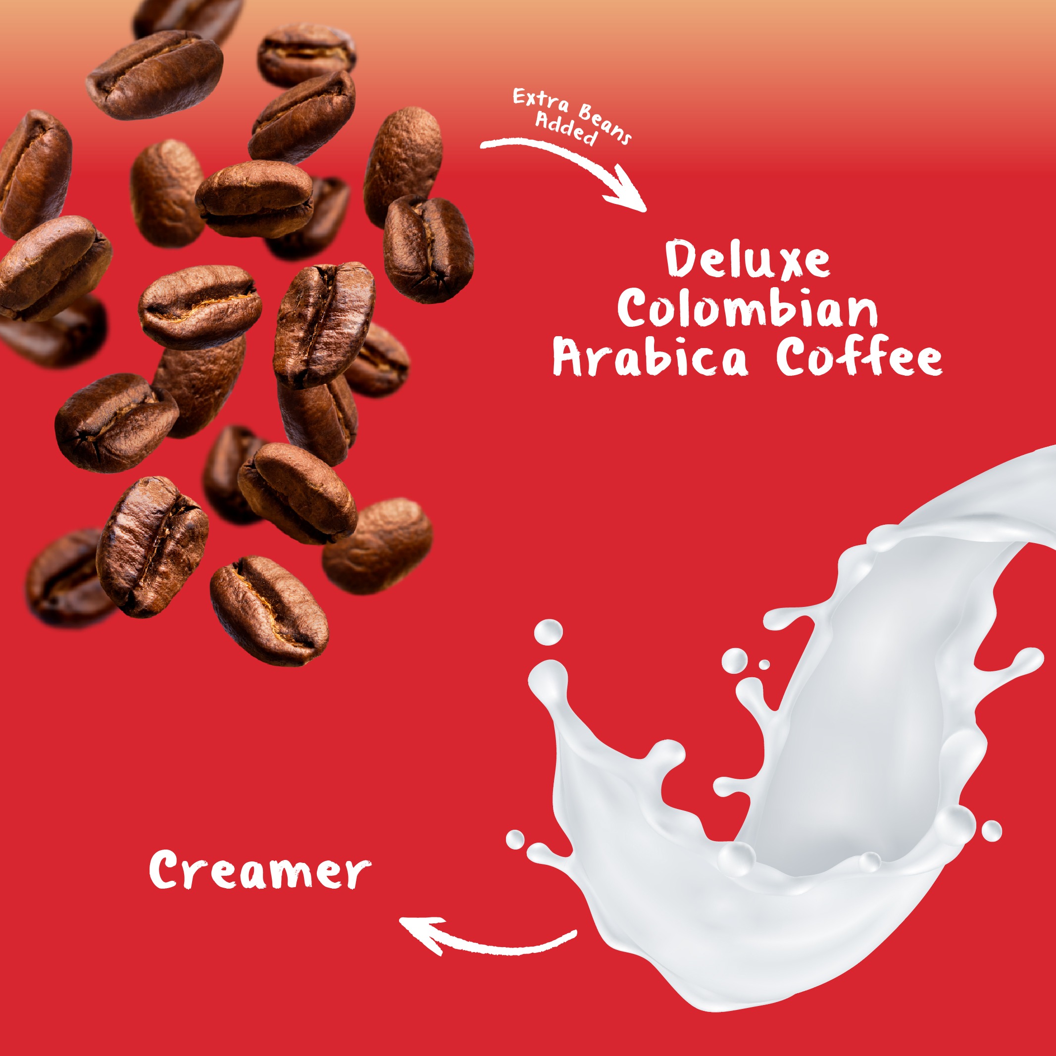 Cafe21- Flat White Deluxe Instant Coffee Mix 270g Total Weight Made in ...