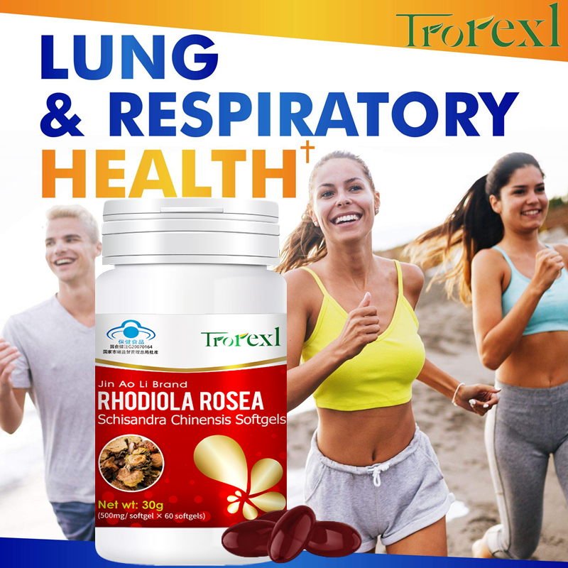 Rhodiola Rosea Lung Support Capsule-Natural Respiratory Health ...