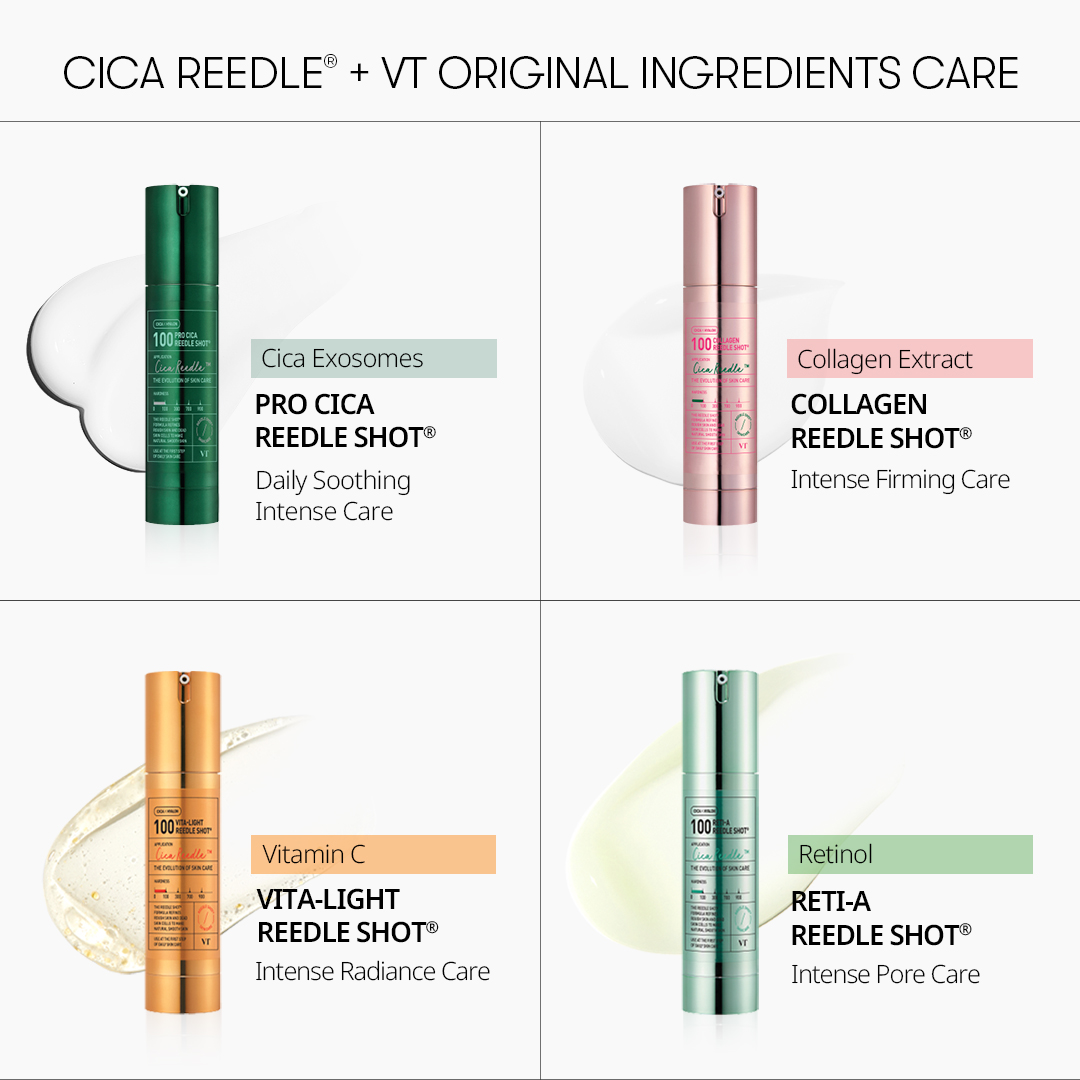 [VT] Reedle Shot Gift Set (PDRN, Retinal, Collagen, Vitamin, Snail ...