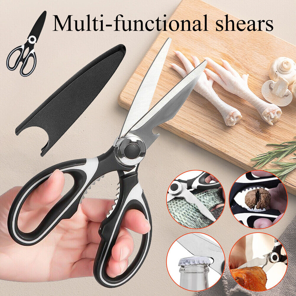 🇸🇬【SG stock】5 in1 Multi Purpose Kitchen Scissors Ultra Sharp Premium ...