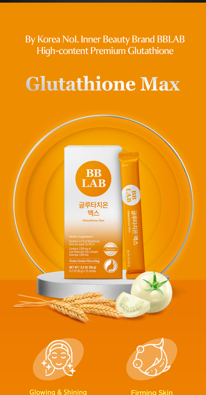 NUTRIONE BB LAB Glutathione MAX (for radiant & firming skin) (6g x ...