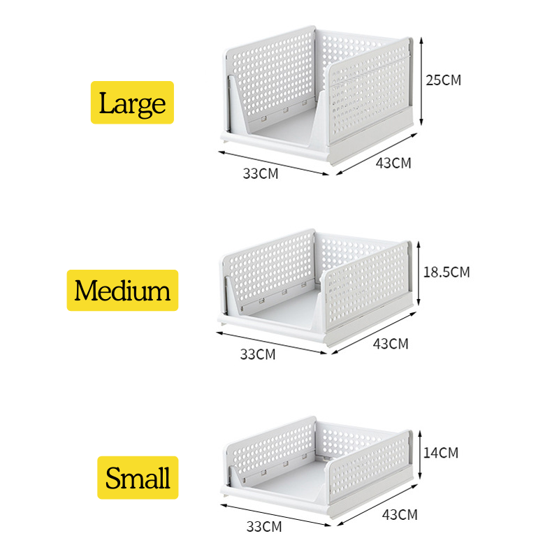[SG] New Stackable Wardrobe Organizer Retractable Drawer Storage Multi ...
