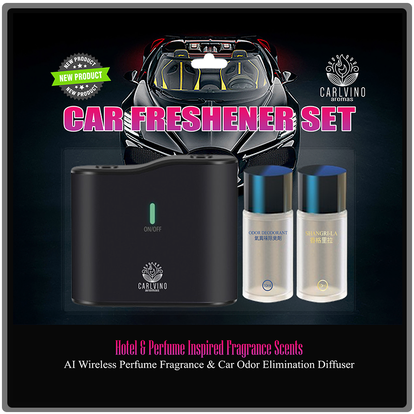 WIRELESS CAR DIFFUSER M801 DUAL JET DIFFUSION WITH AUTO CAR VIBRATION ...