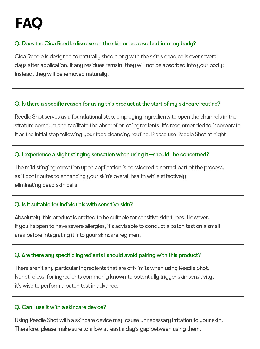 [VT] Collagen REEDLE SHOT 100/300/700 Elasticity care, Anti-Aging, Skin ...