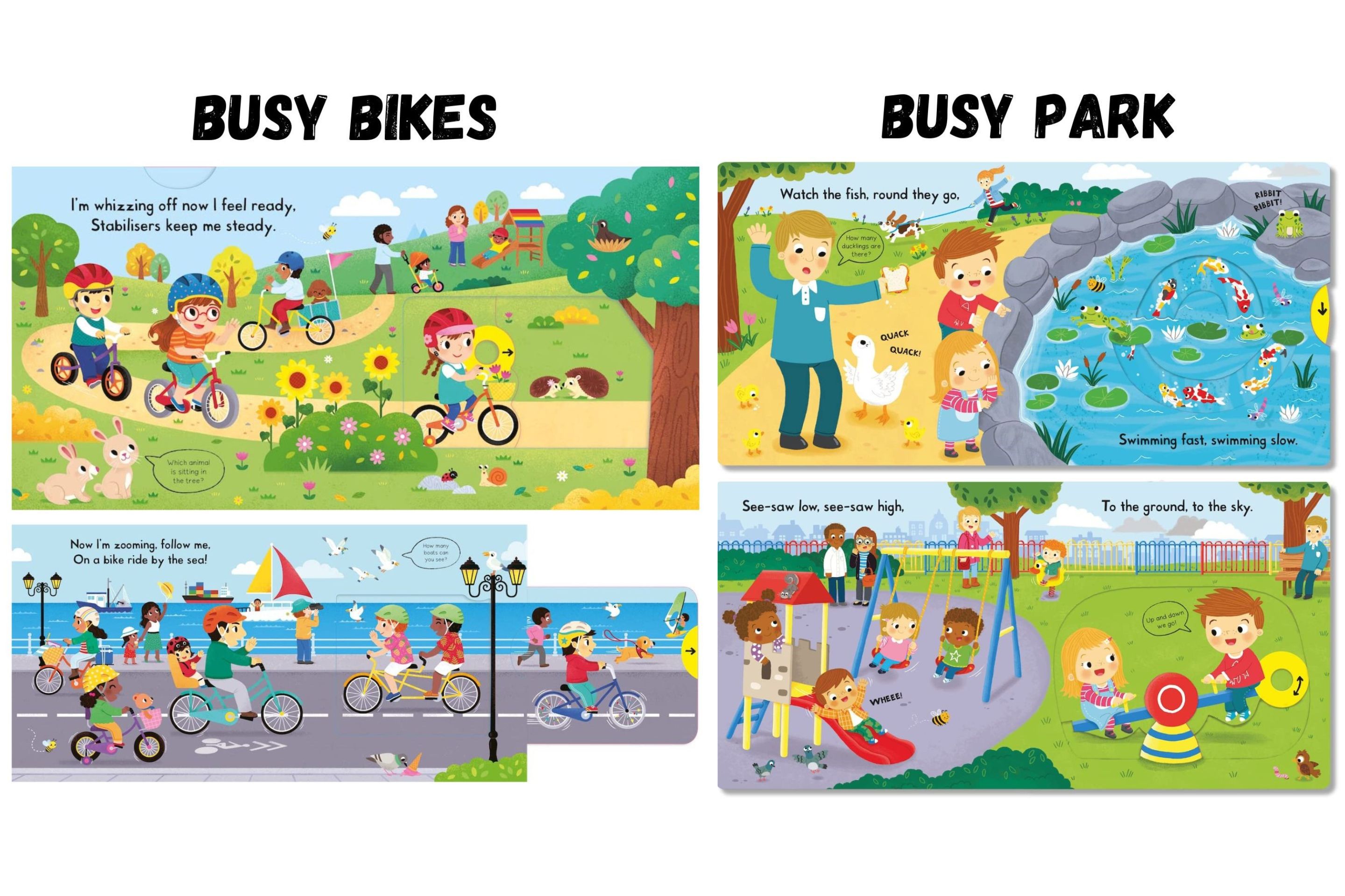 Campbell Busy Book First Stories Interactive Board Book for Toddler ...