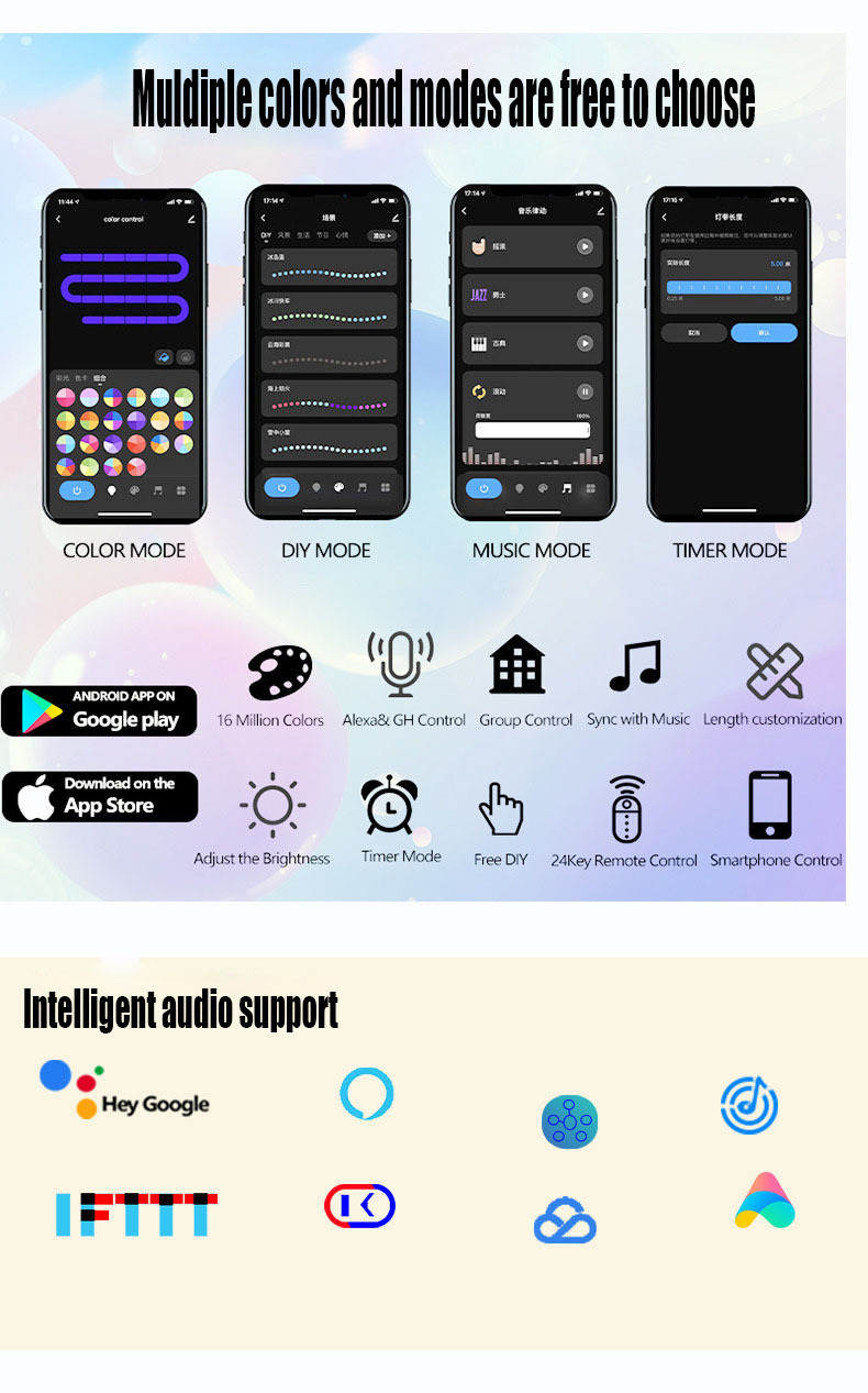 🇸🇬 [READY STOCK] Symphony Neon Led Light Strip Music IP67 Flexible LED ...